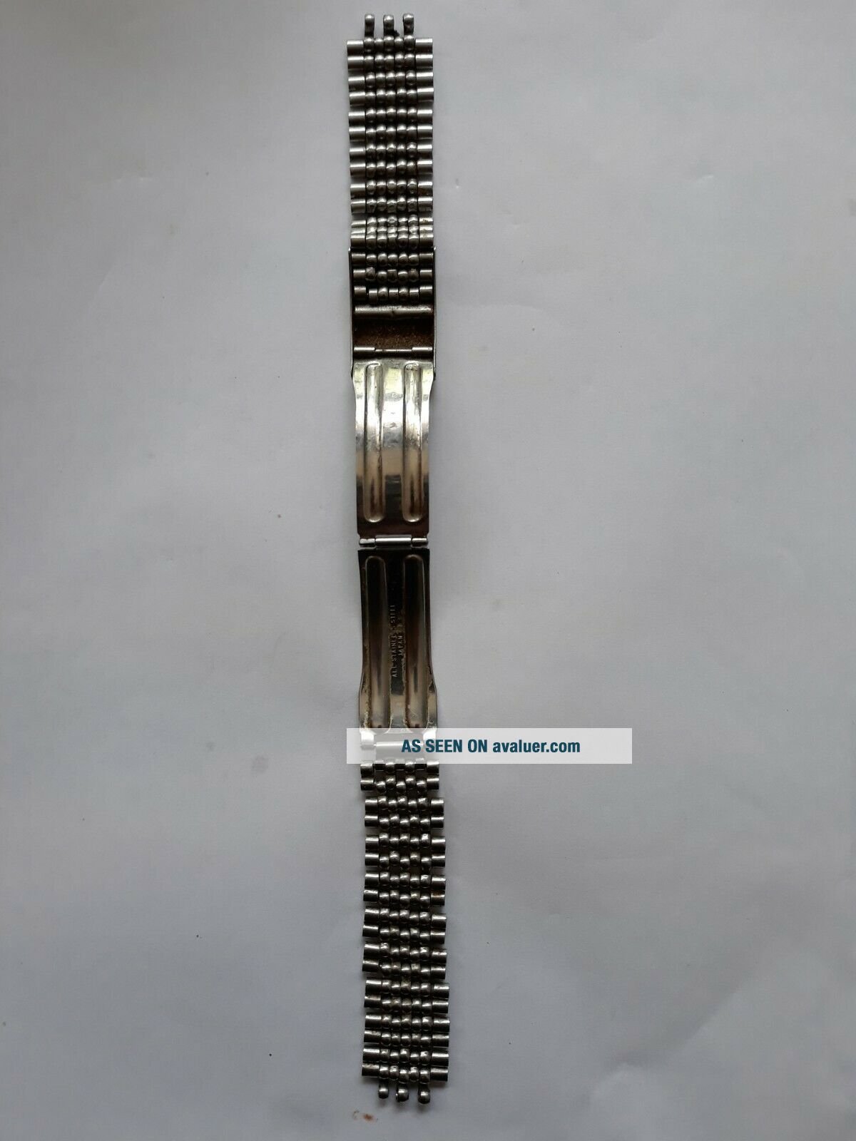 Vintage Seiko Stainless Steel Beads Of Rice Watch Bracelet No End Links ...
