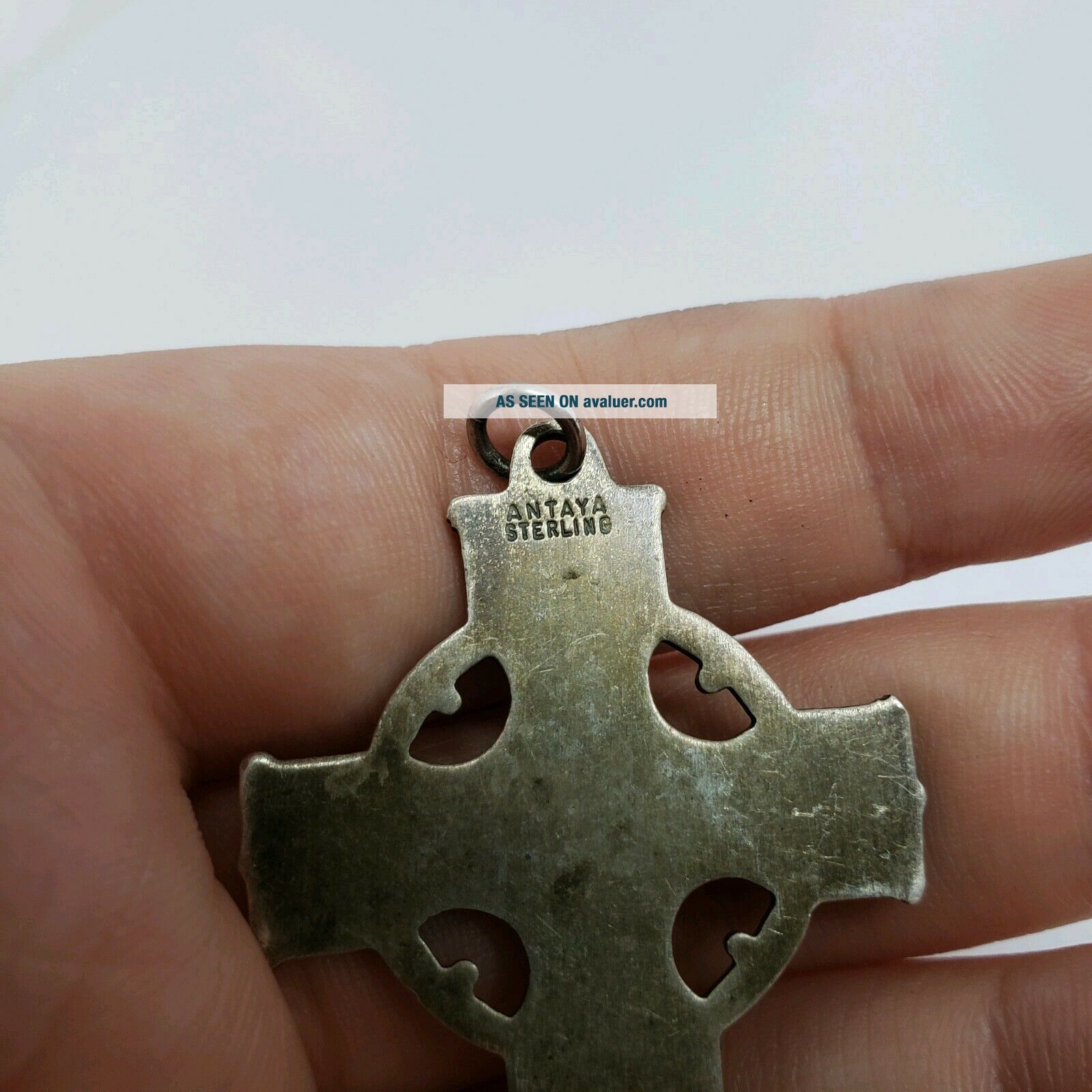 Vintage Sterling Silver 925 Antaya Saints Cross Crucifix Large Pendant ...