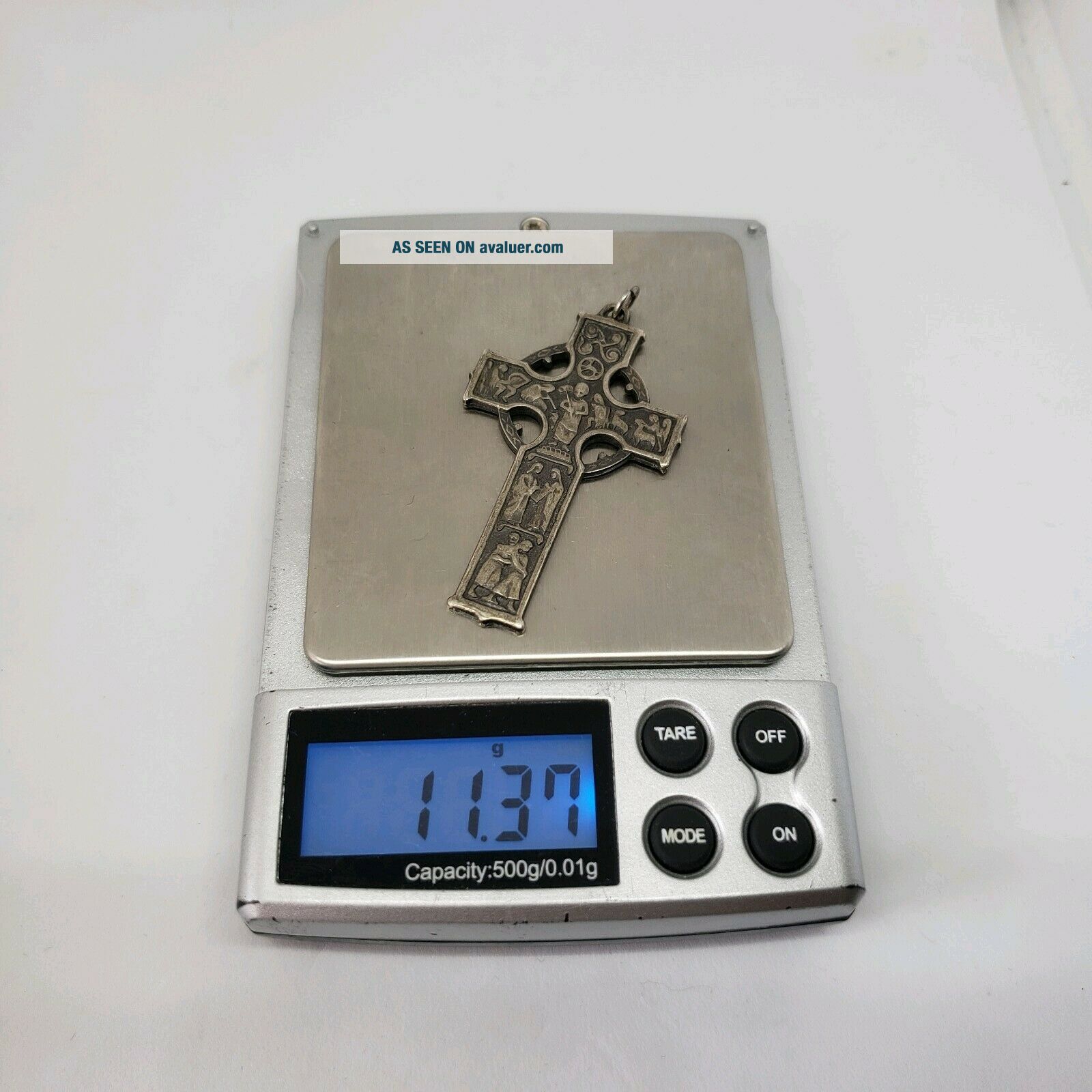 Vintage Sterling Silver 925 Antaya Saints Cross Crucifix Large Pendant ...