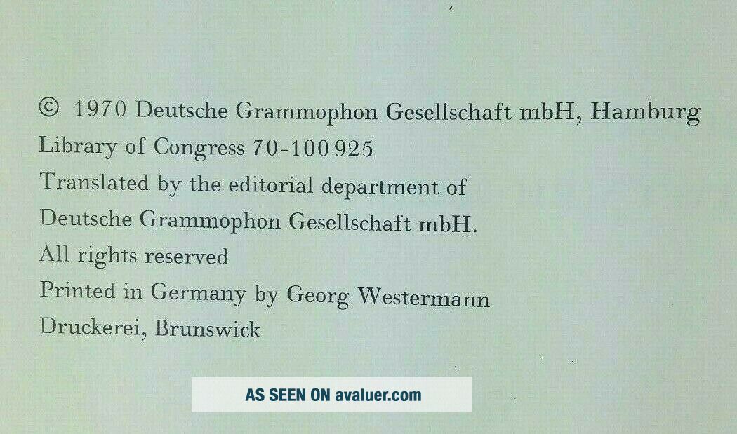 Ludwig Van Beethoven Bicentennial Edition 1770 - 1970 Hardcover Book ...
