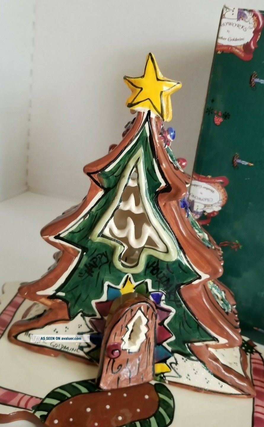 Blue Sky CL20194 Christmas Tree Store And Car Vintage 2002 | #7076040