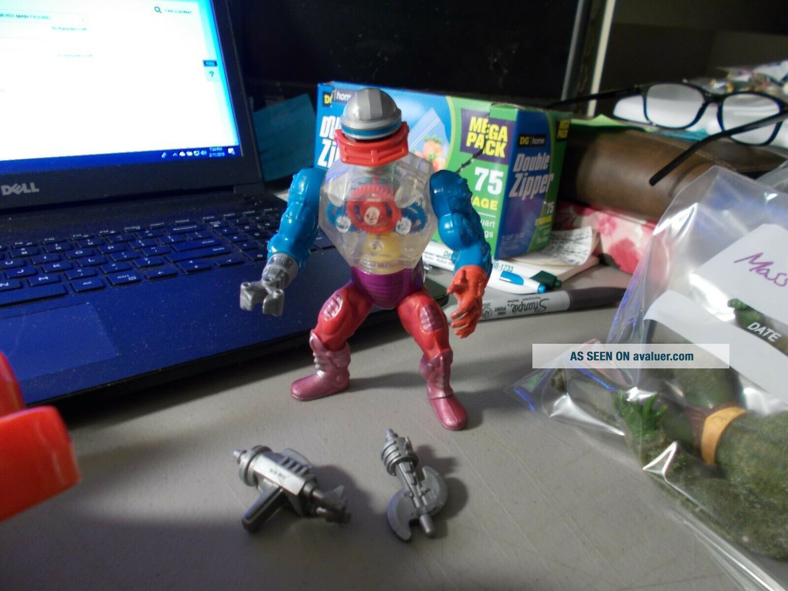 VINTAGE 1985 HE - MAN MOTU MASTERS OF THE UNIVERSE ROBOTO FIGURE ...