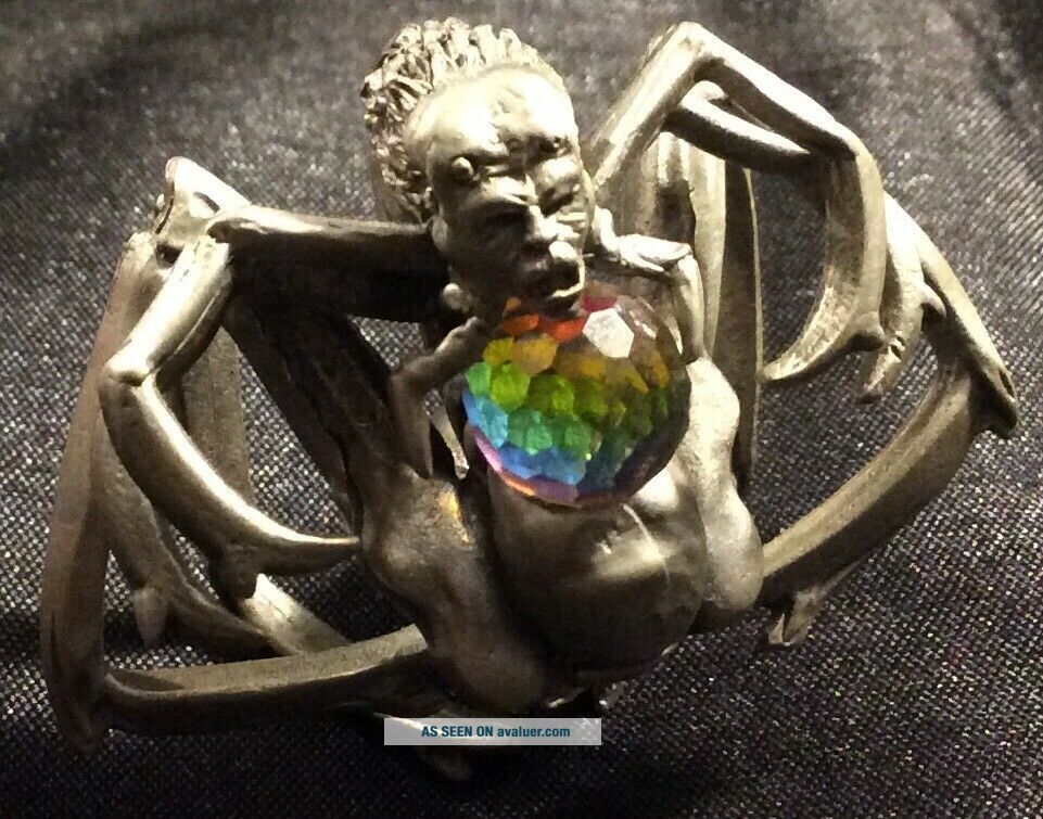 Vintage Pewter Dungeons And Dragons Miniature Figure SPIDER DEMON ...