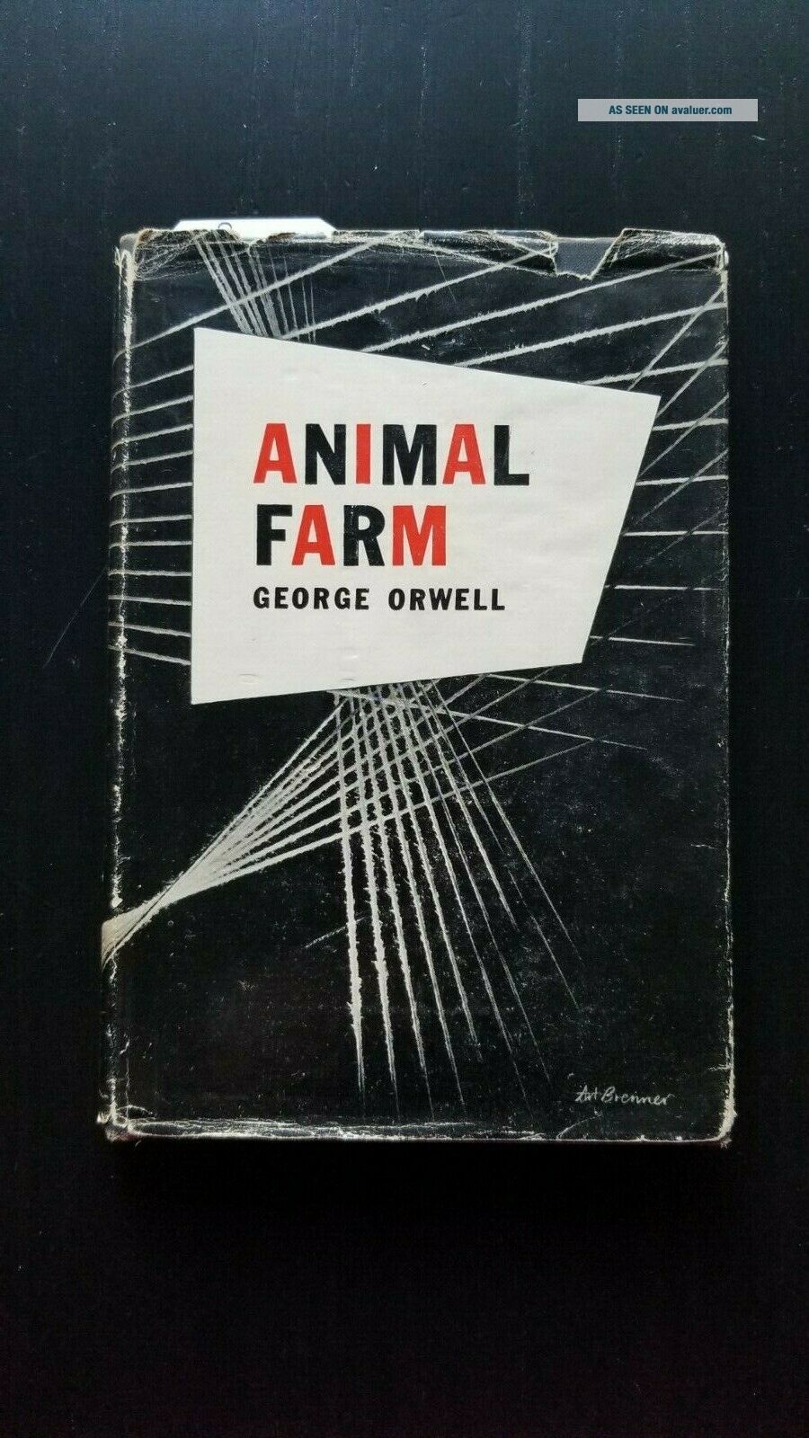 Animal Farm By George Orwell 1st U. S. Edition Hardcover With Dust ...