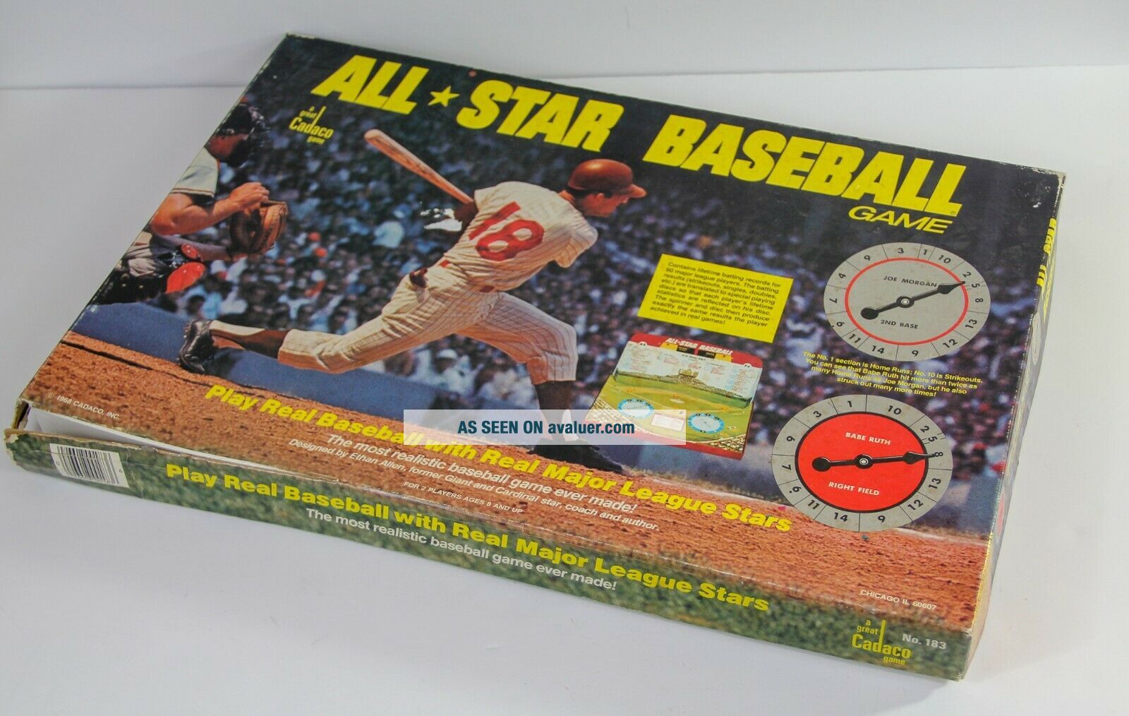 Cadaco All Star Baseball Game Vintage 1968 Great Game | #7100600