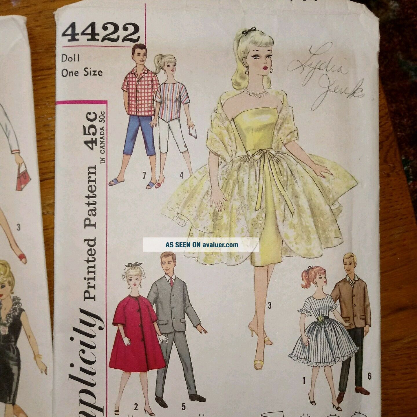 3 VINTAGE BARBIE CLOTHES PATTERNs SIMPLICITY THree Patterns | #7090945