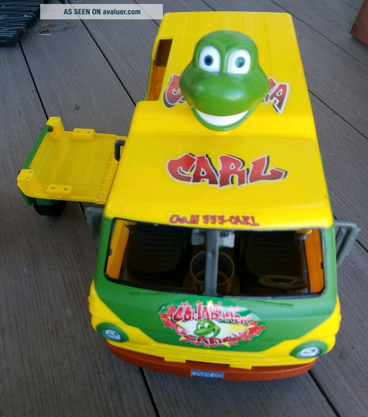 2006 Teenage Mutant Ninja Turtles Cowabunga Carl Party Van W/ Pizza ...