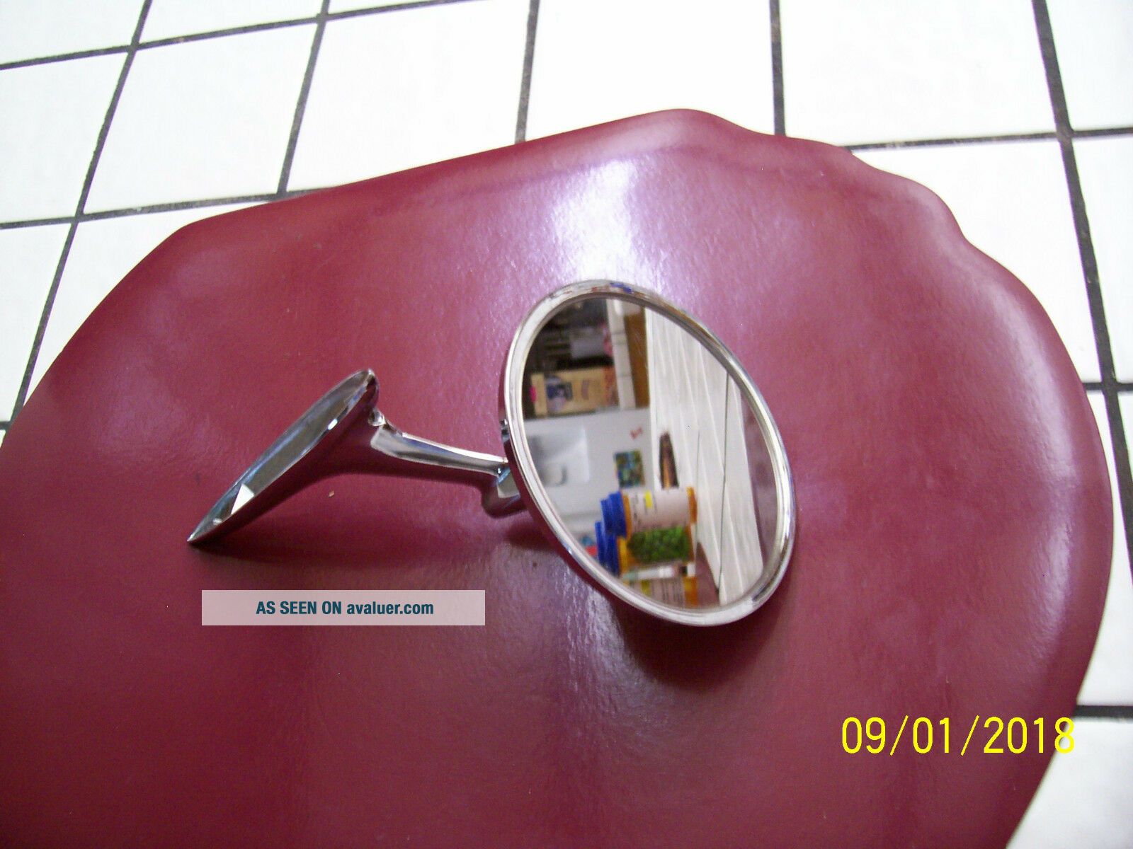 Vintage 962 - 65 CHEVROLET Chrome Outside Rear View Mirror | #7114885