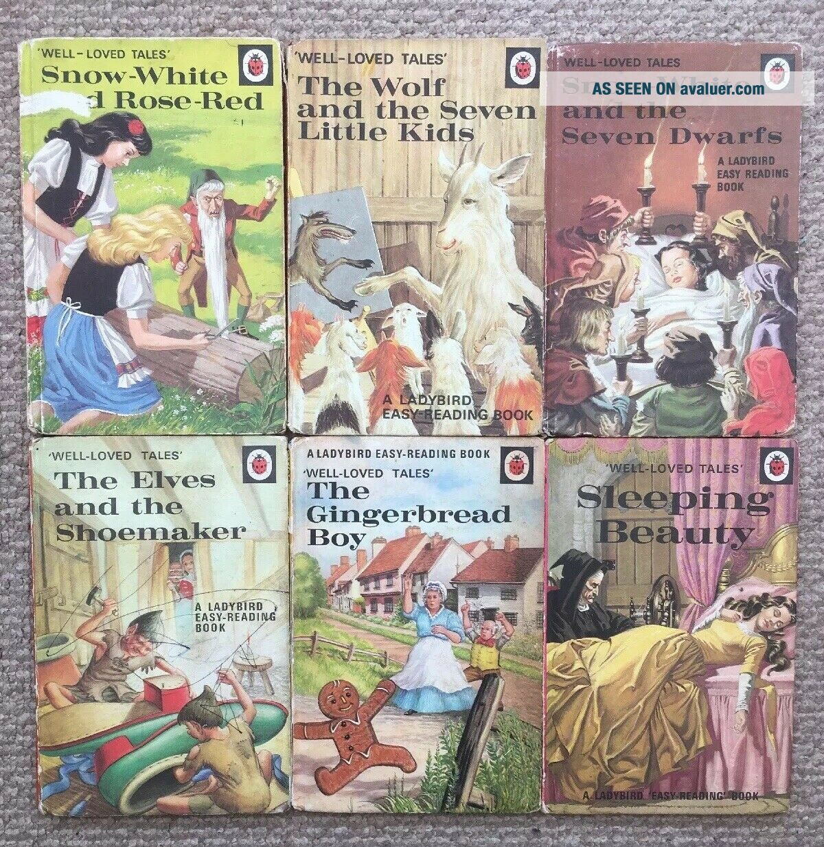6 Vintage Ladybird ‘Well Loved Tales’ Books Series 606D | #7125055