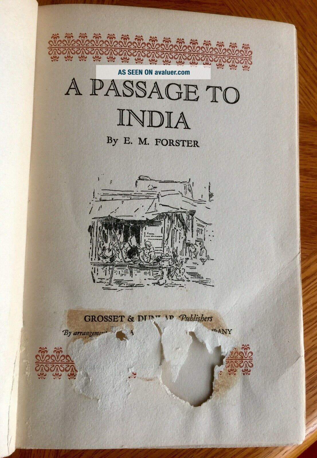A Passage To India E M Forster 1924 First Edition No DJ | #7110282