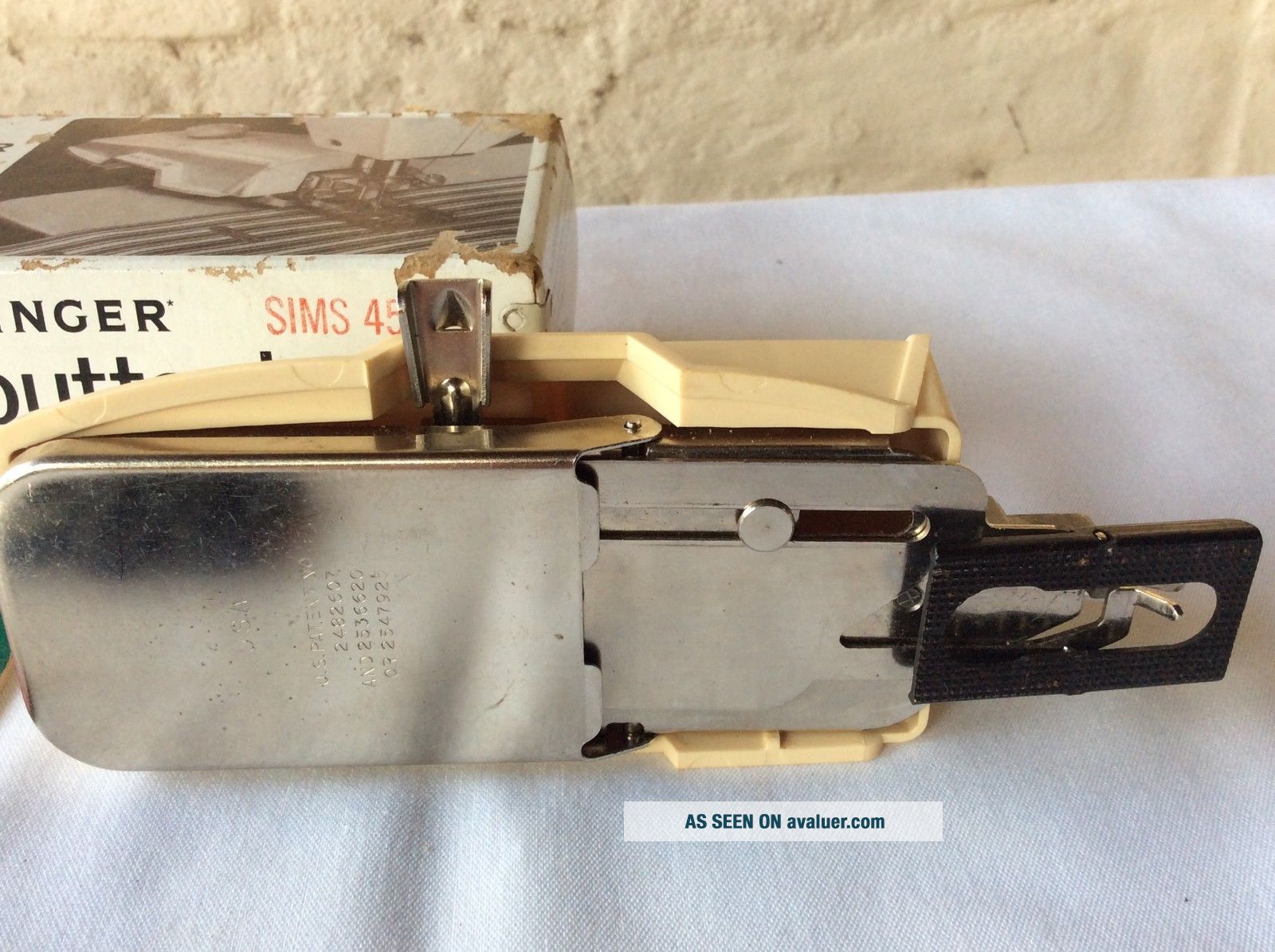 Vintage Singer 1960 Buttonholer Sewing Machine Attachment 489510 | #7125602