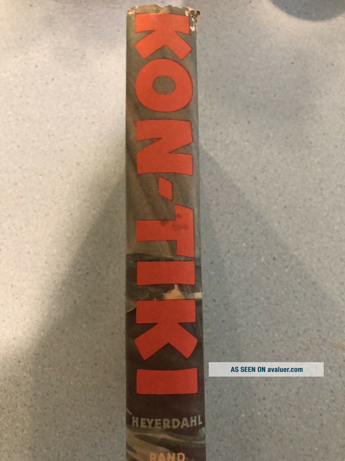 Vintage Book Kon Tiki Thor Heyerdahl 1950 First Edition 6 Men Cross The ...