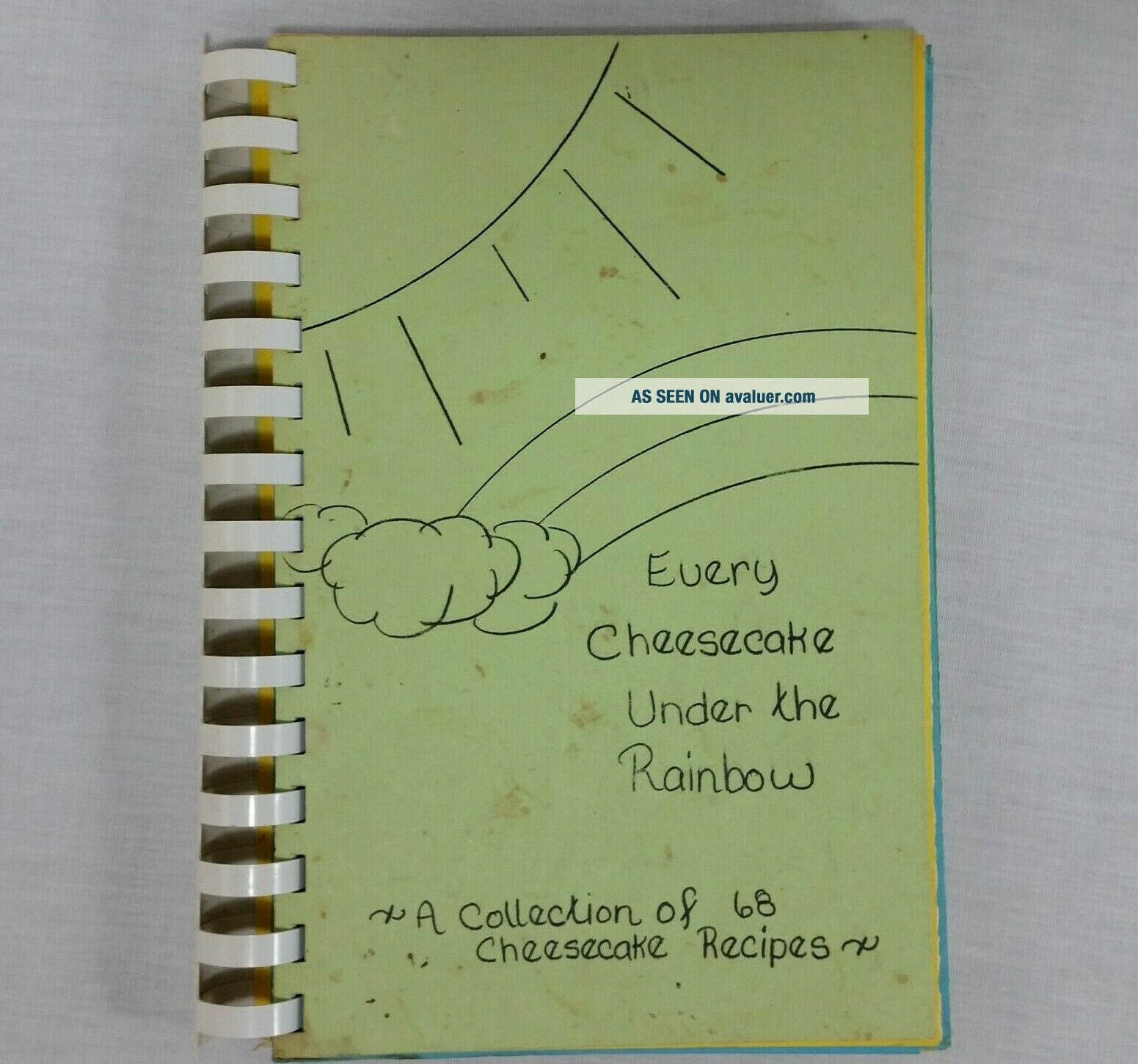 Vintage Every Cheesecake Under The Rainbow Recipe Cookbook Homemade ...