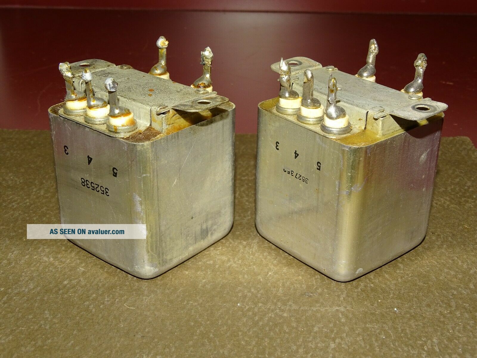 Pair, Western Electric Type KS - 9942 OUTPUT Transformers, For Tube ...