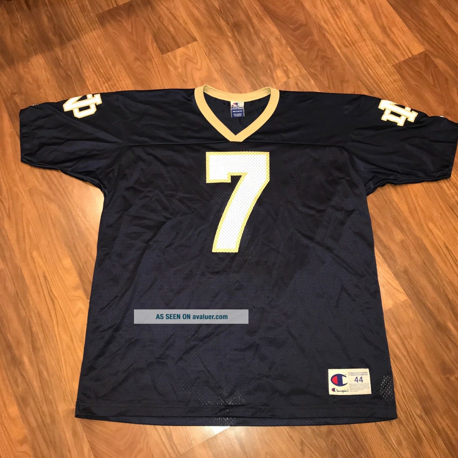 Vtg JOE THEISMANN Champion NOTRE DAME Fighting Irish Football Jersey ...