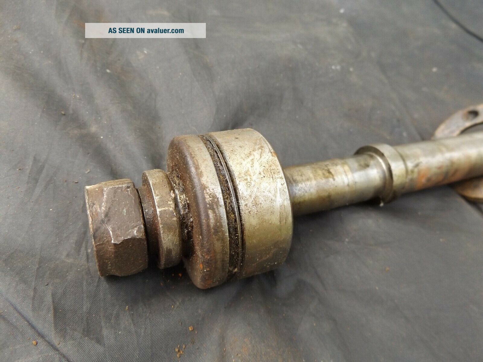VINTAGE BSA ARIEL AJS TRIUMPH NORTON MOTORCYCLE WHEEL SPINDLE AND ...