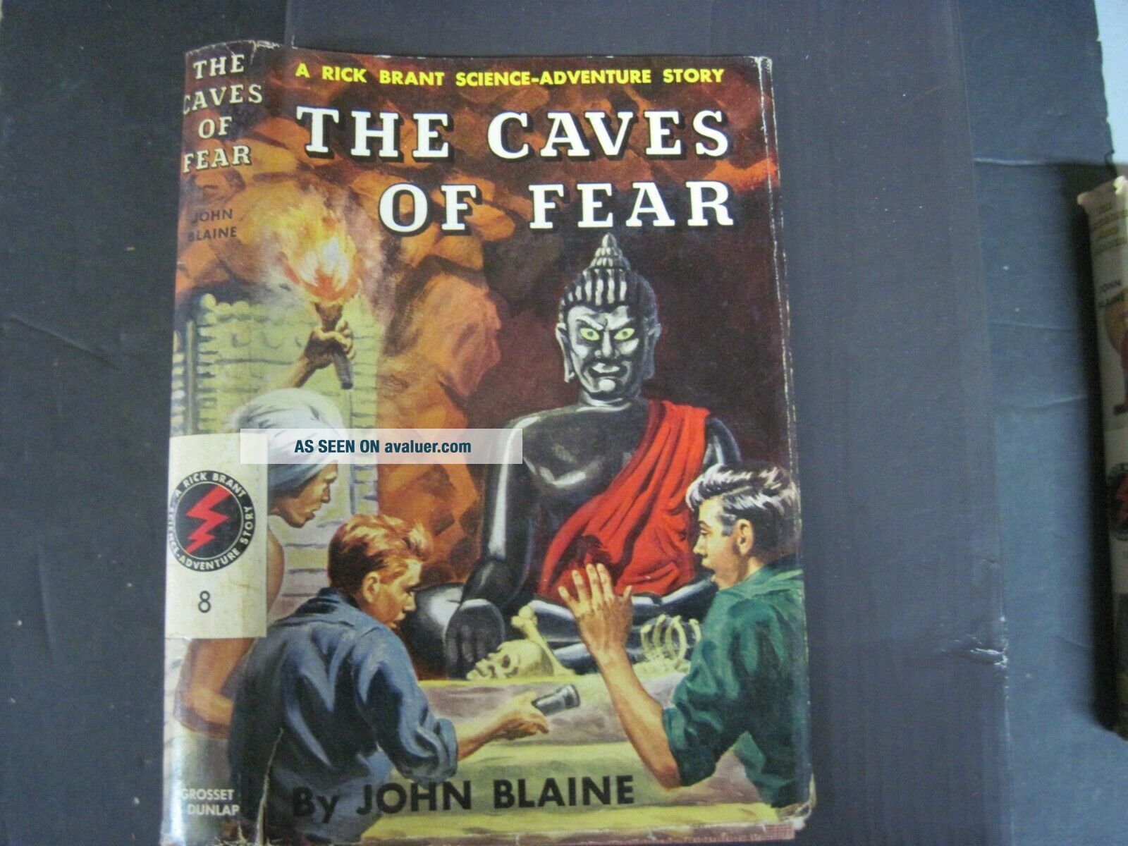 BOYS SERIES - RICK BRANT - THE CAVES OF FEAR IN A DUST JACKET | #7154286