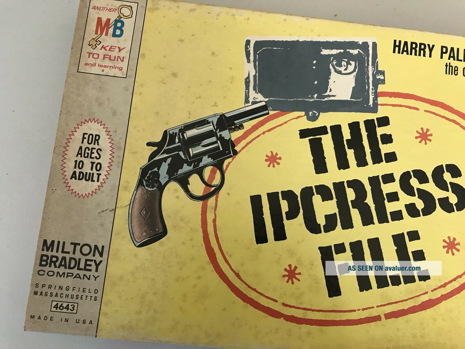 Vintage Milton Bradley The Ipcress File Board Game 1966 TV Complete ...