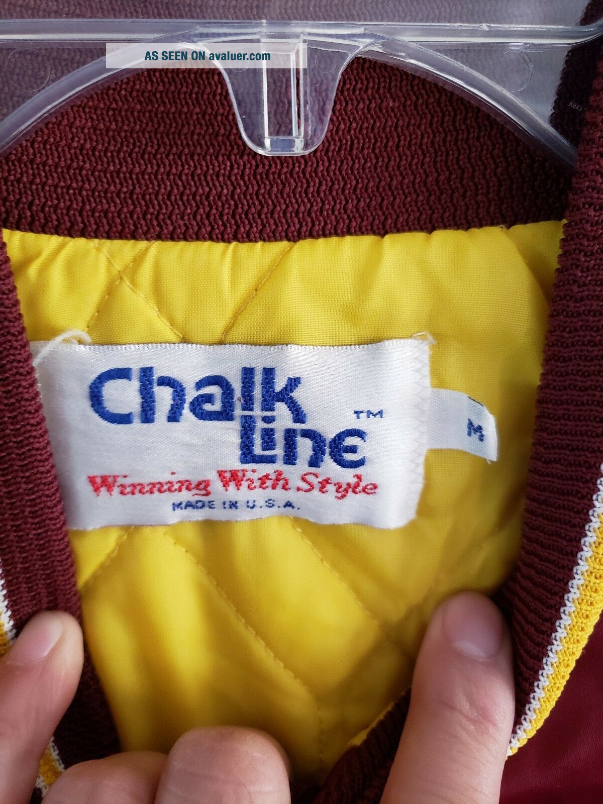 Vintage 80s 90s Chalk Line NFL Washington Redskins Satin Jacket Mens M ...