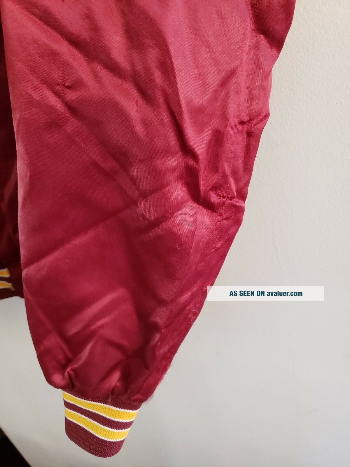 Vintage 80s 90s Chalk Line NFL Washington Redskins Satin Jacket Mens M ...
