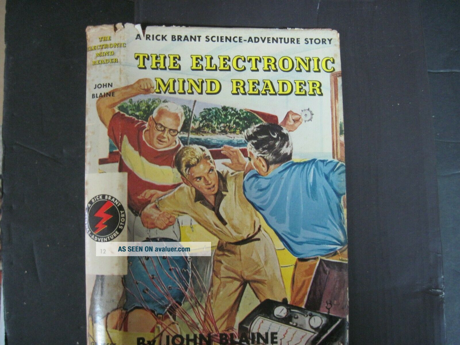 BOYS SERIES - RICK BRANT - THE ELECTRONIC MIND READER IN A DUST JACKET ...
