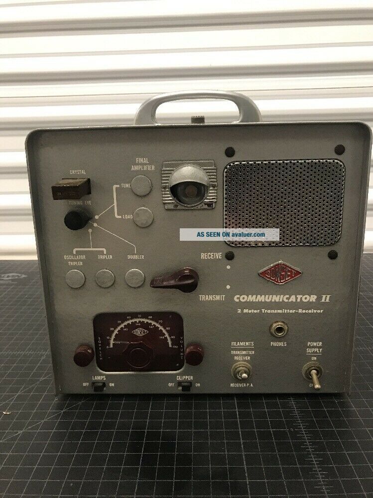 GONSET COMMUNICATOR II 2 METER TRANSCEIVER RECEIVER HAM RADIO, | #7173062