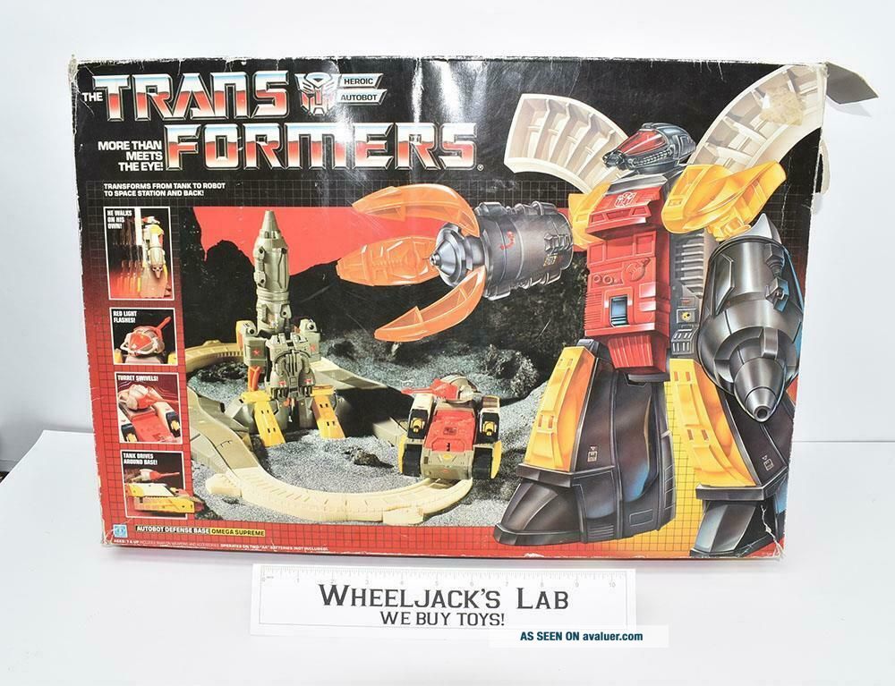 Omega Supreme Box Only A 1985 Action Figure Vintage Hasbro G1 ...
