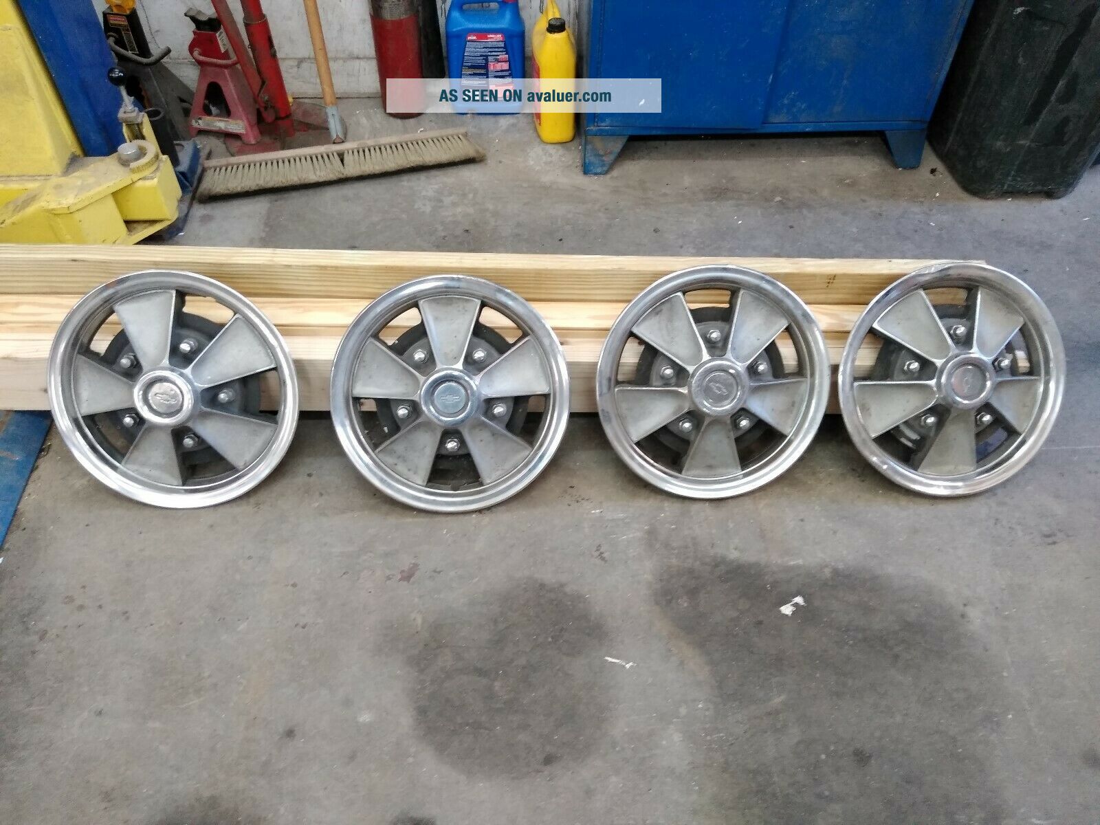VINTAGE 1964 65 66 67 CHEVY CHEVELLE NOVA CAMARO MAG HUBCAPS WHEEL ...