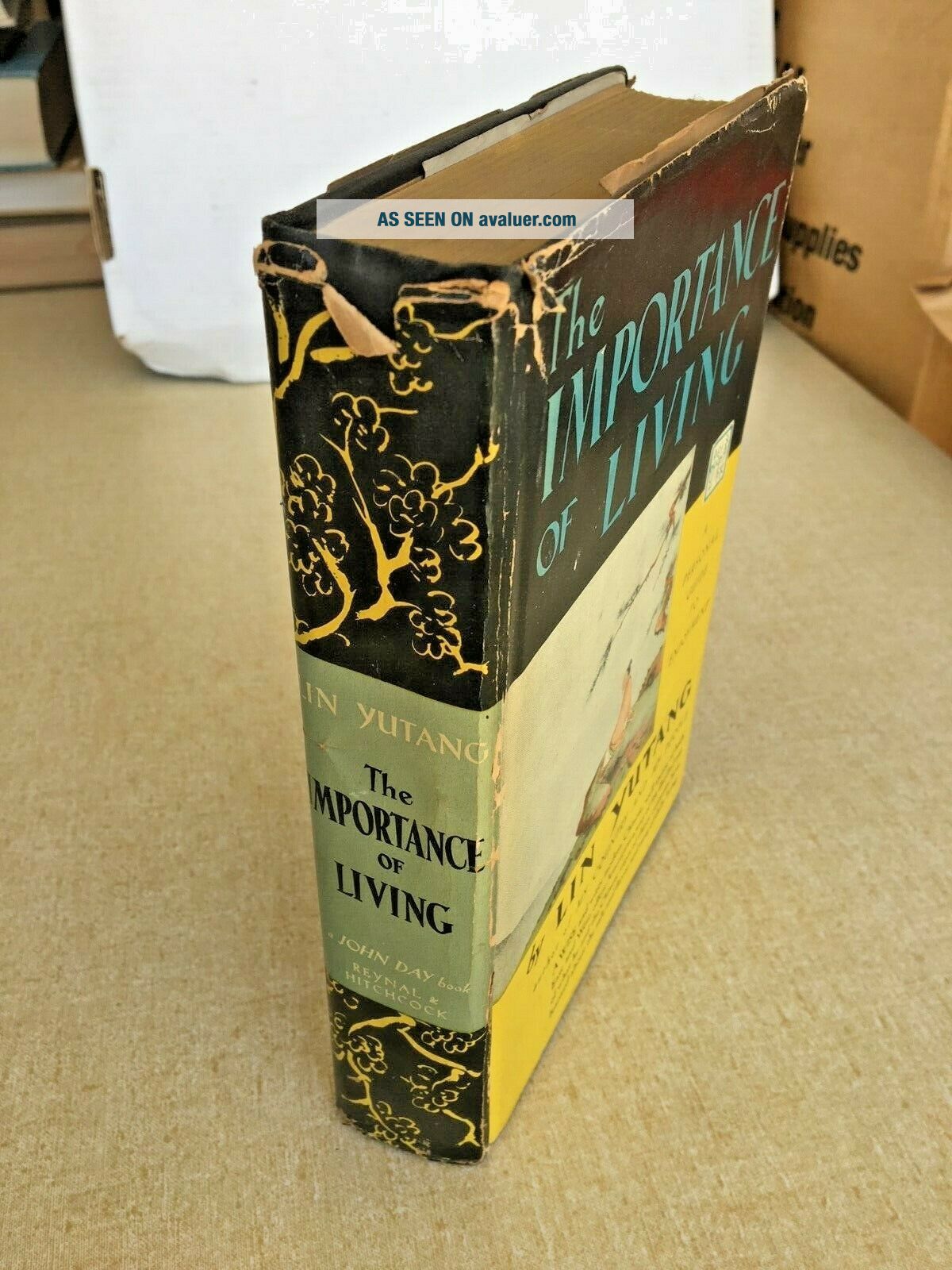 The Importance Of Living By Lin Yutang 1st Edition 1937 | #7183192