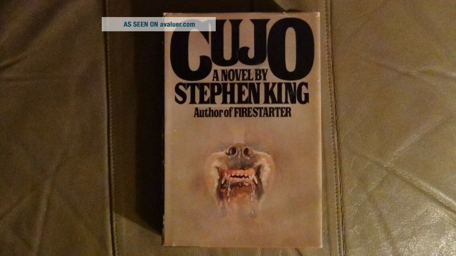 Cujo By Stephen King (1981) Book Club Edition Hardcover With Dust ...