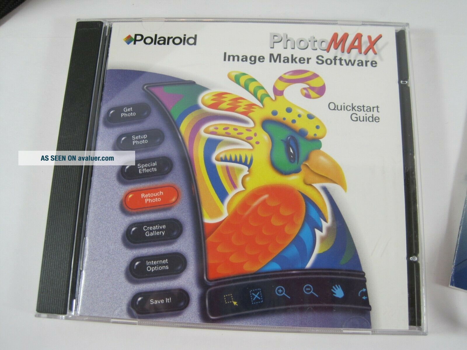 VINTAGE Polaroid Photo Max PDC640 Digital Camera With Cord & Software ...