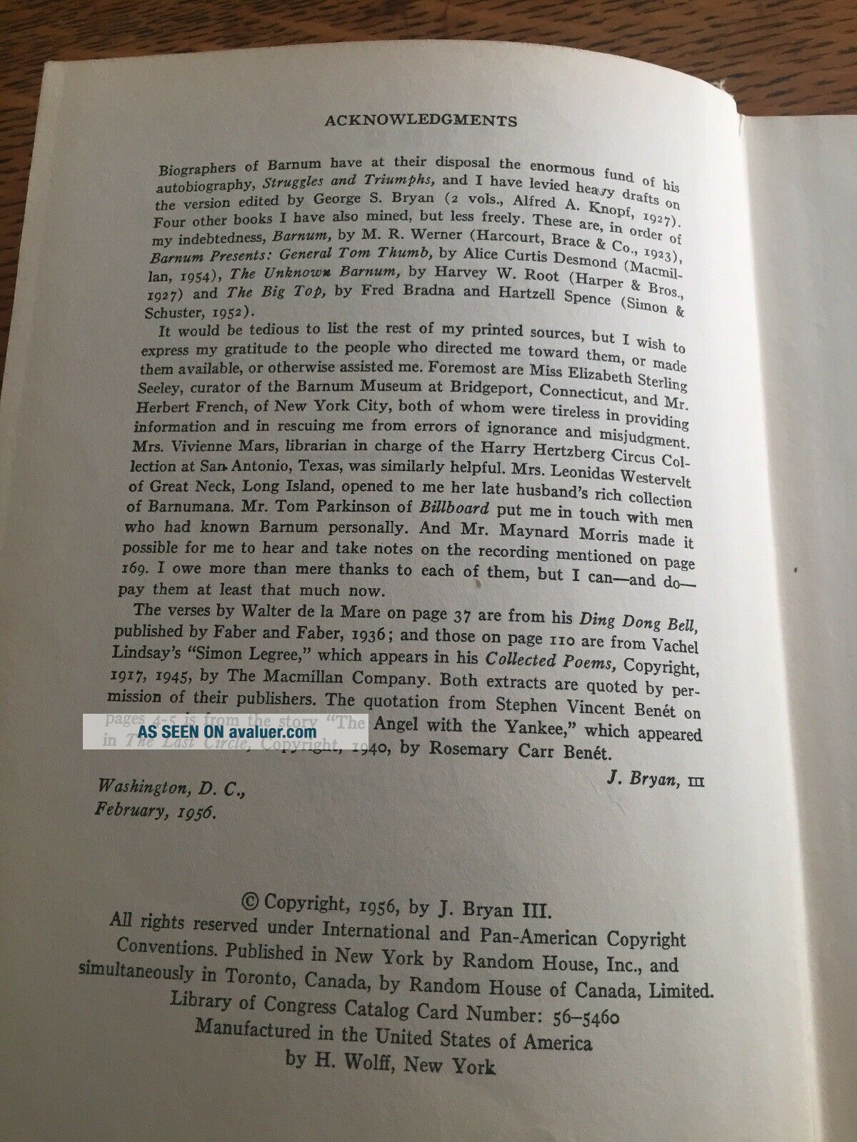 The World’s Greatest Showman The Life Of P T Barnum. 1965 Vintage Book ...