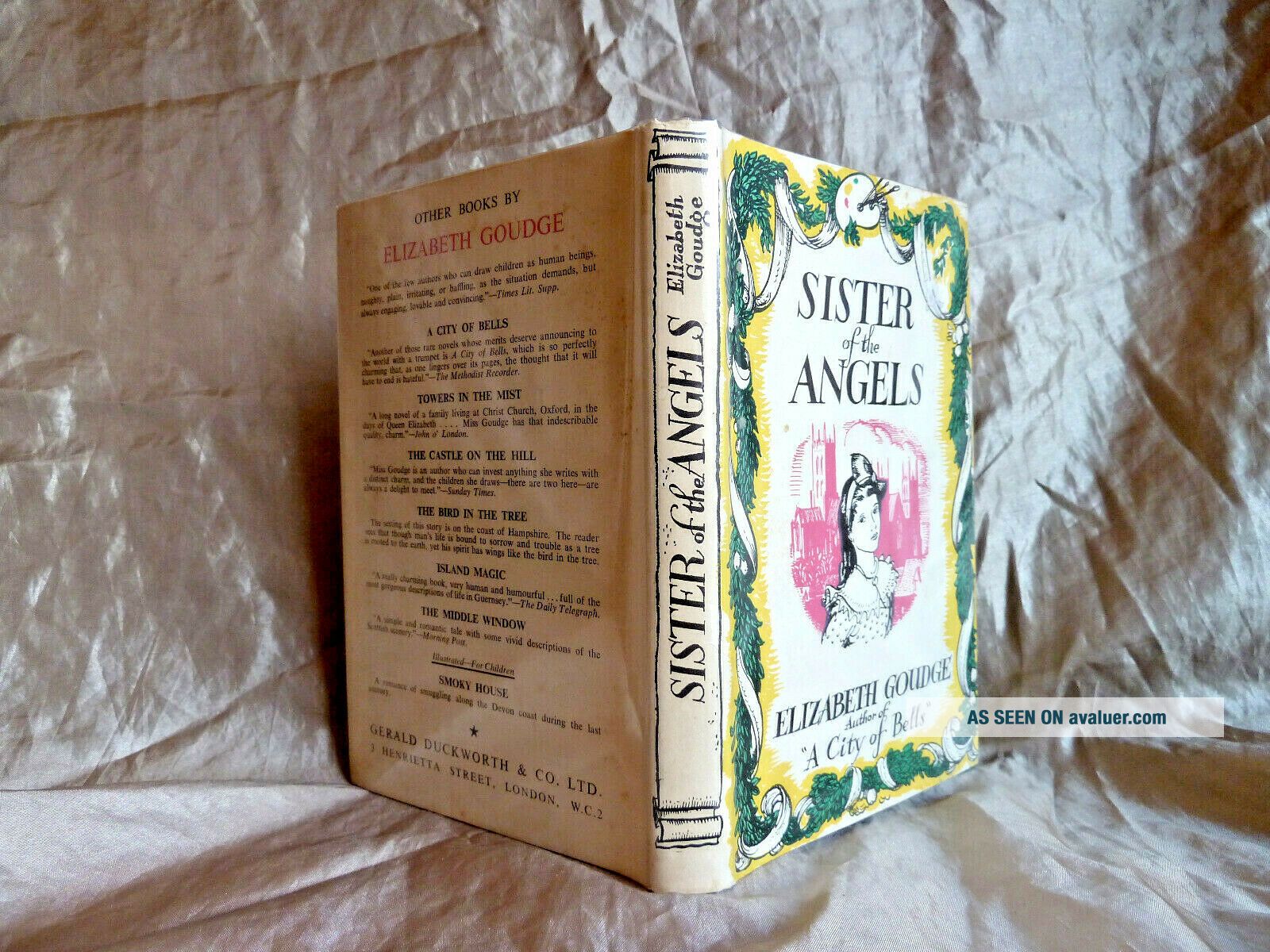 ELIZABETH GOUDGE - SISTER OF THE ANGELS - UK 1954 REPRINT EDITION ...