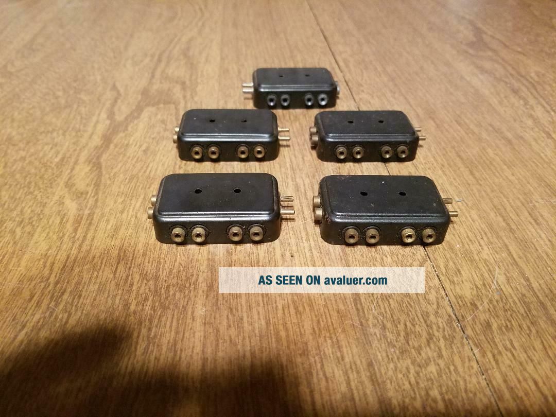 5 X Vintage MARKLIN O SCALE Train CONNECTORS | #7221073