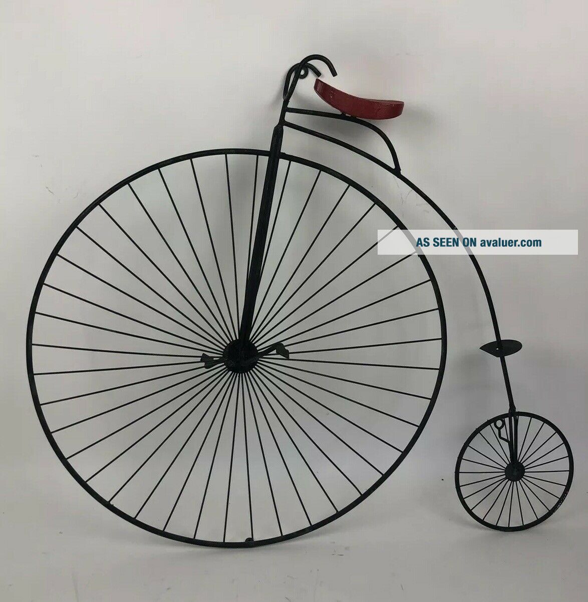 Vintage Metal Wire Victorian Big Wheel Bicycle Wall Decor Hang Cycle ...