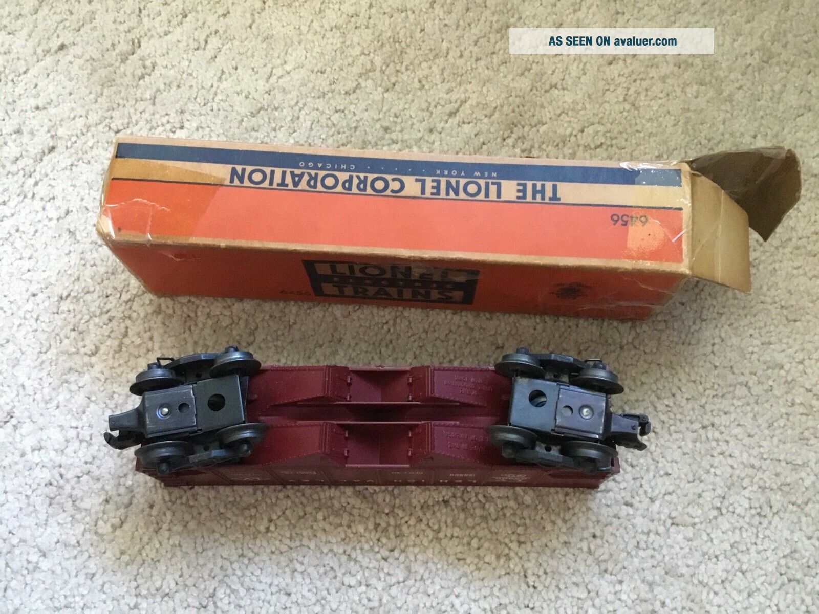 Vintage Lionel Electric Red Hopper Train Car 6456 | #7315246