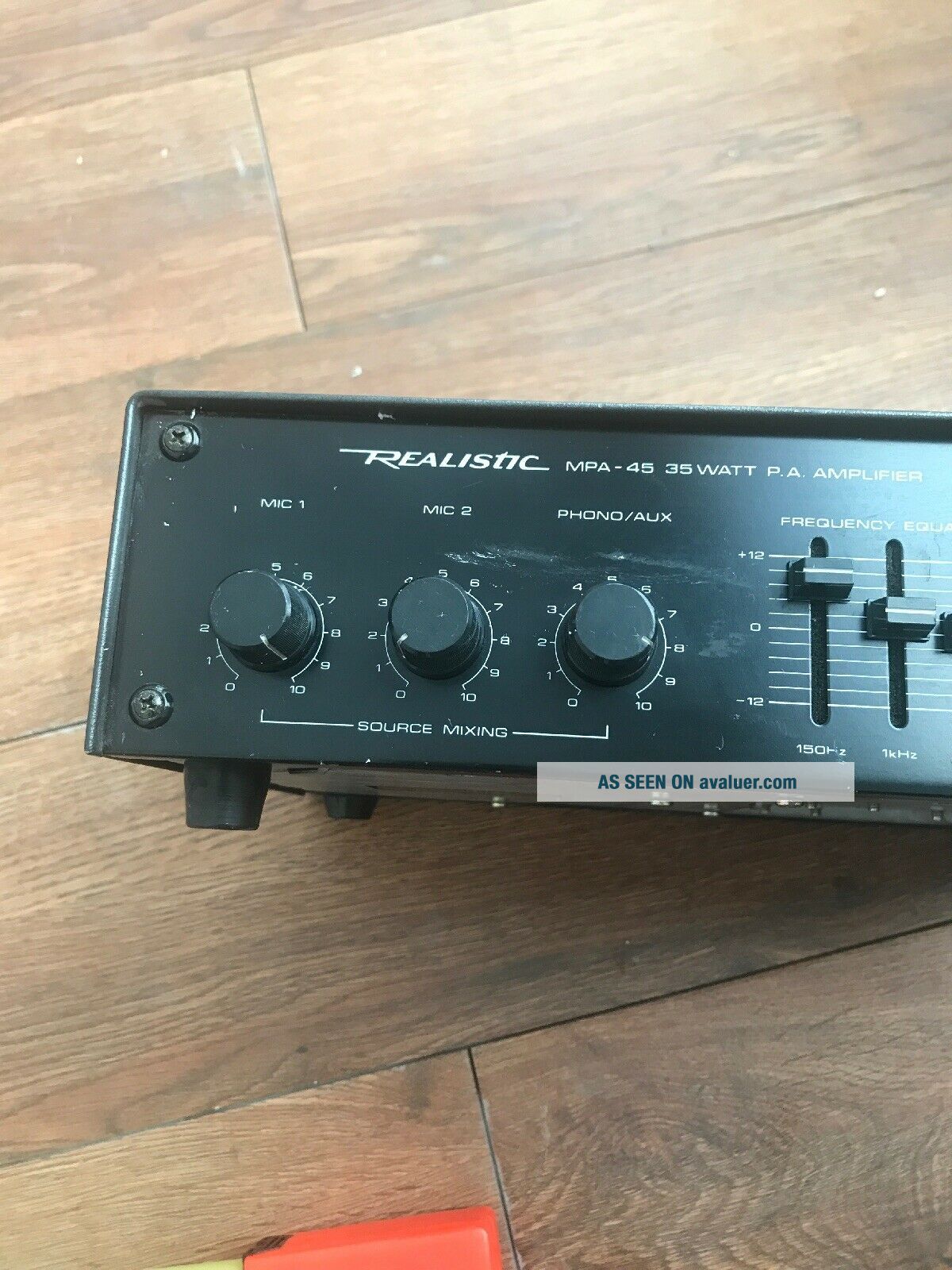 VINTAGE REALISTIC MPA - 45 35w 3 Channel Audio Mixer With Amplifier And ...