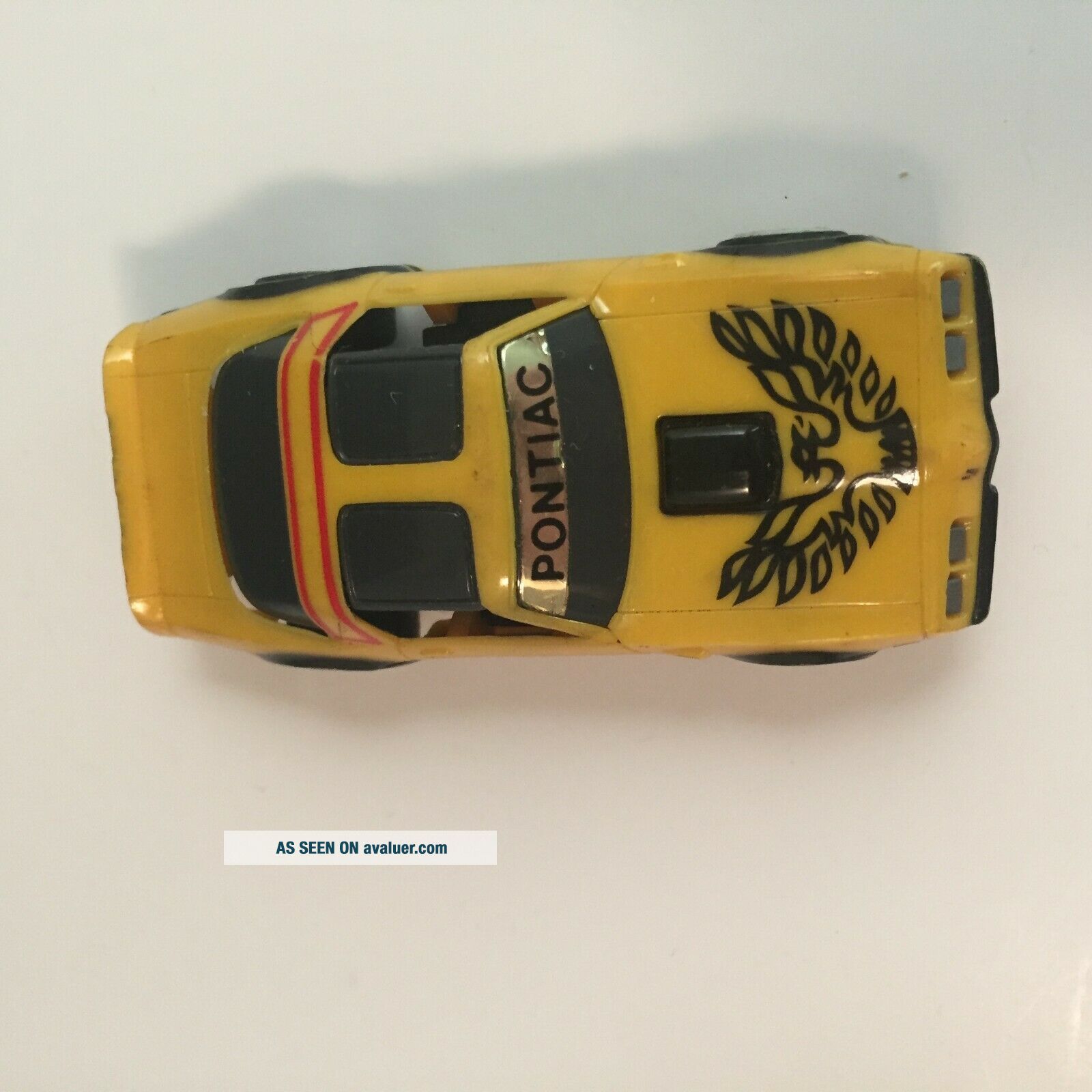 Vintage Yellow Pontiac Firebird HO And Red Slot Plastic Cars Made In ...