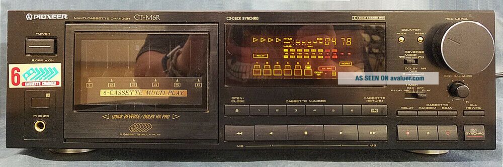 Pioneer Multi Cassette Changer CT - M6R 6 Cassette Multi - Play Fully ...
