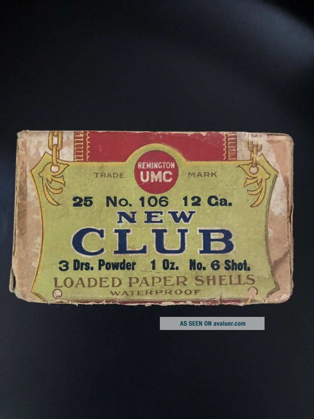 Remington UMC 12 Ga Club Two - Piece Empty Shotgun Shell Box | #7327735