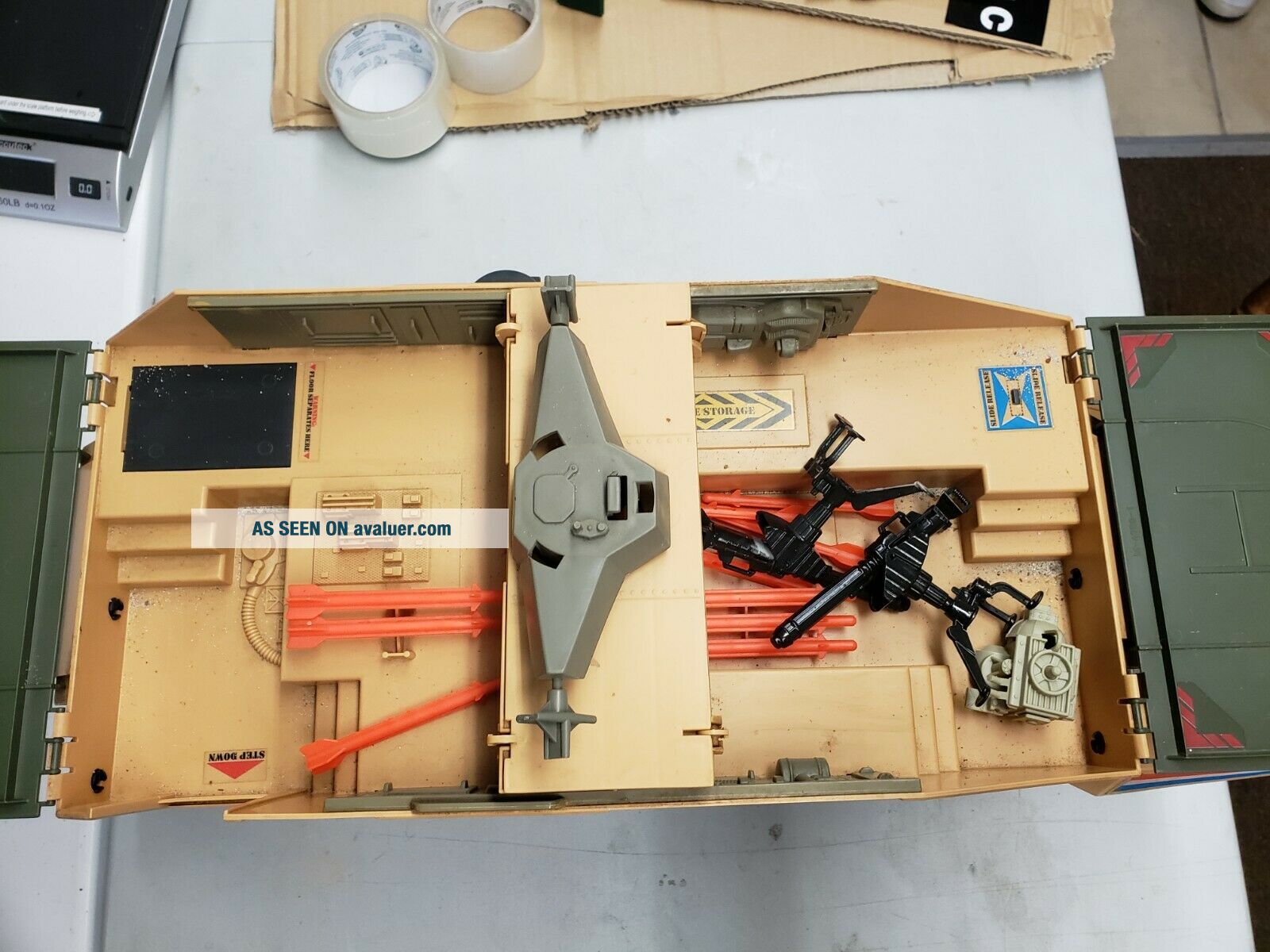 Vintage 1987 GI Joe MOBILE COMMAND CENTER Vehicle Uses | #7338441
