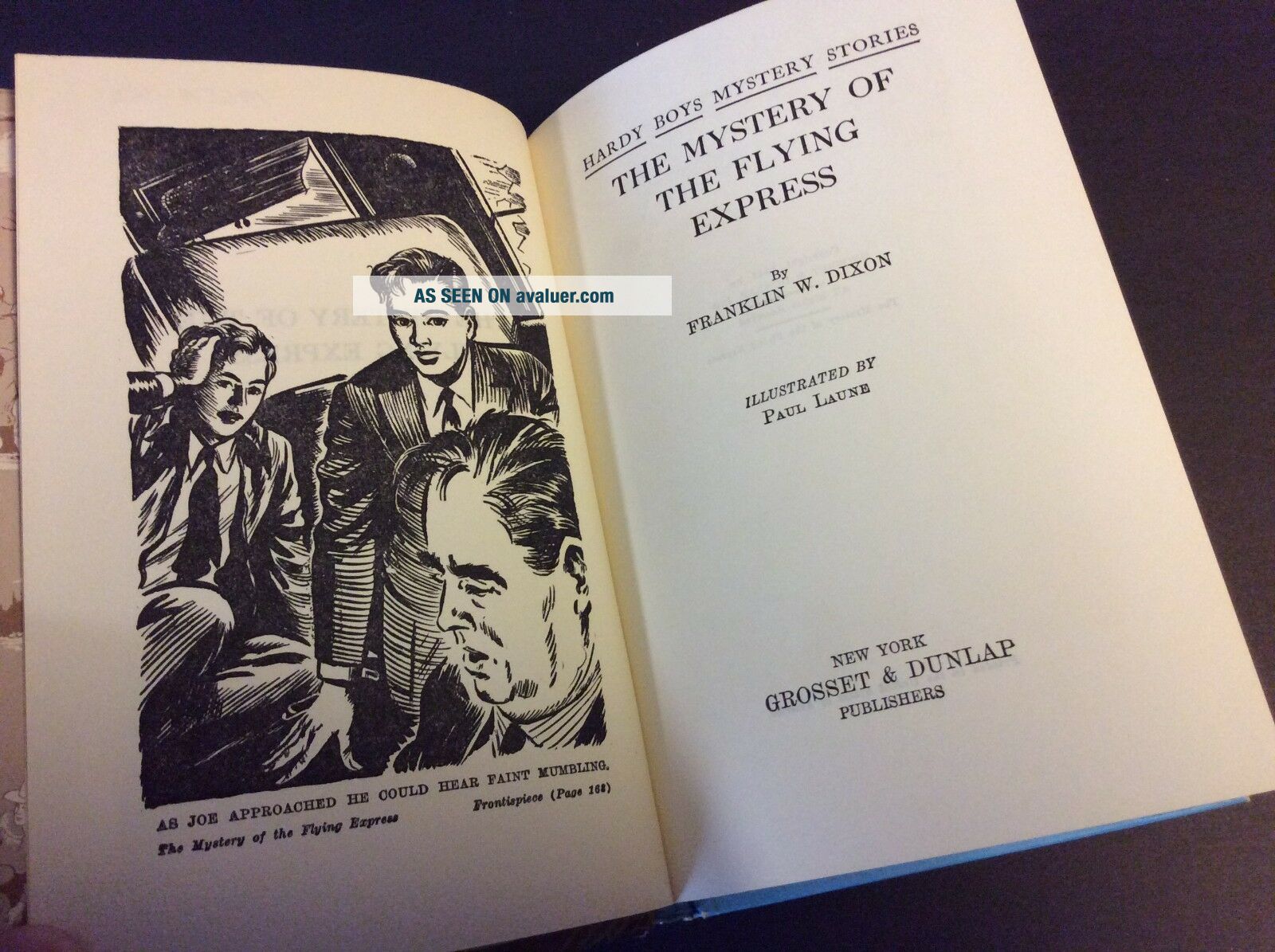 HARDY BOYS 20: MYSTERY OF THE FLYING EXPRESS By Franklin W. Dixon 1965 ...