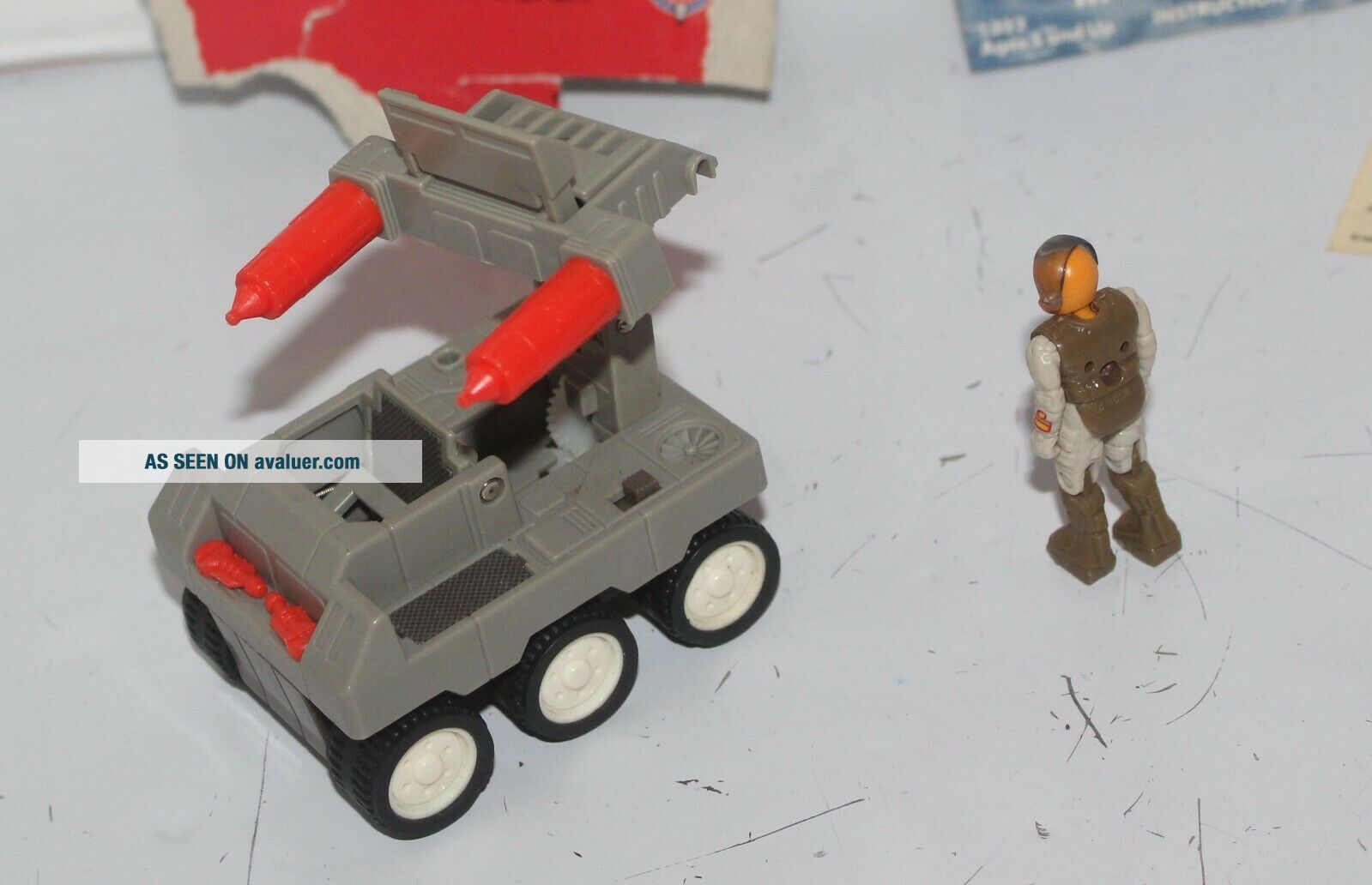 Vintage Starcom Railgunner M - 6 Capt Rick Ruffing Coleco 1986 Astro ...