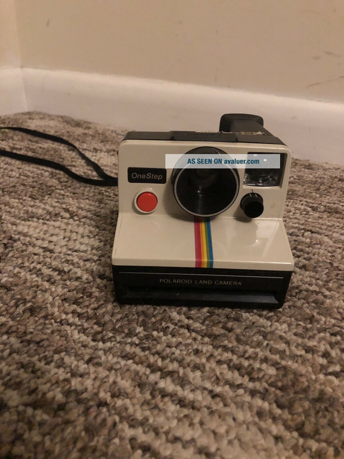 Vintage Polaroid One Step Rainbow Stripe Instant Land Camera - | #7307543
