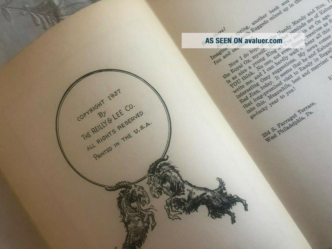 Handy Mandy In Oz 1937 1st Edition No Dust Jacket WIZARD OF OZ Book ...