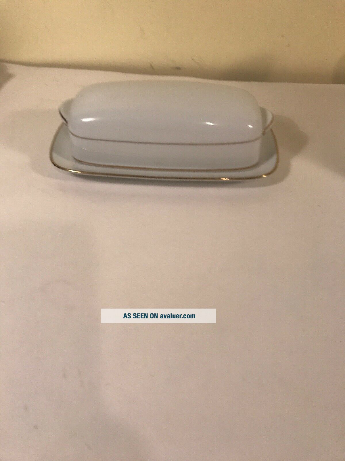 Vintage Noritake China Dawn 5930 Covered Butter Dish | #7358405