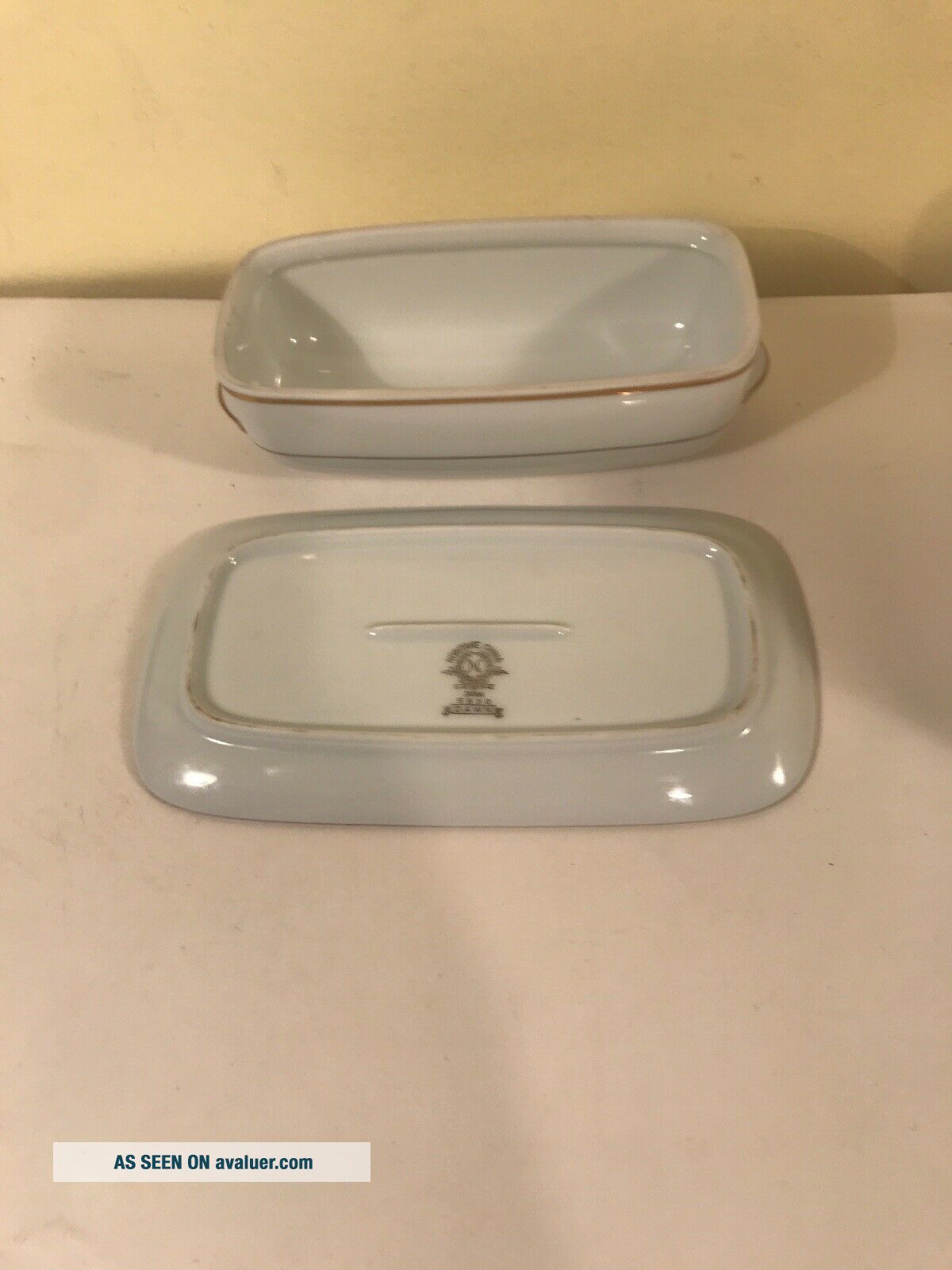 Vintage Noritake China Dawn 5930 Covered Butter Dish | #7358405