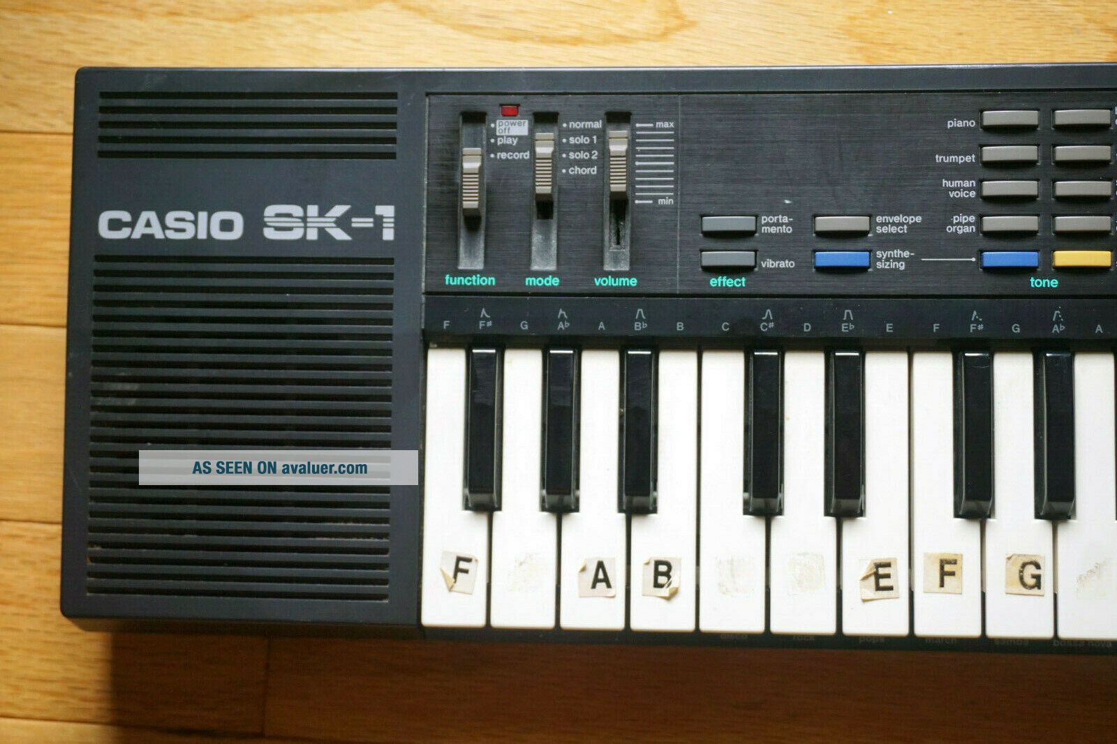 Vintage CASIO SK - 1 Sampling Electronic Keyboard Synthesizer & | #7363435