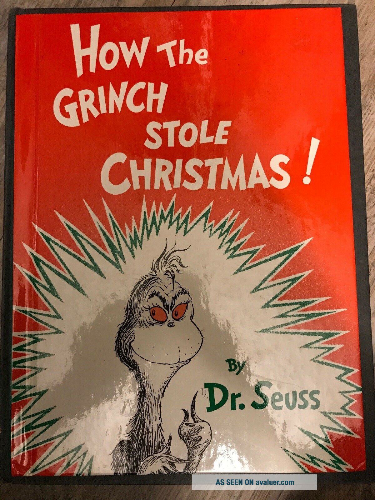 How The Grinch Stole Christmas Copyright 1957 Dr. Seuss Large Vintage ...