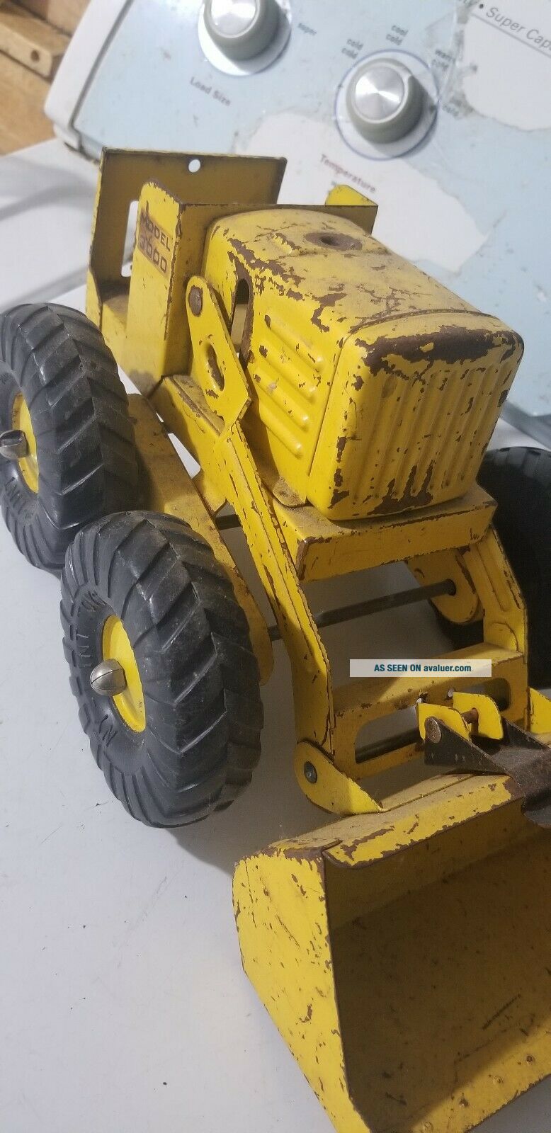 Vintage 1950s NY - LINT Payloader Pressed Steel Toy Model Made In USA ...